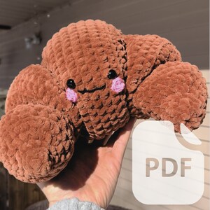 Crochet Croissant Plushie Pattern: Beginner Friendly Amigurumi (PDF ...