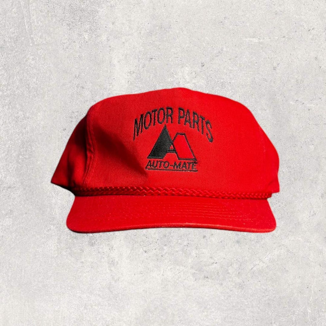 Motor Parts Auto Mate Vintage Trucker Snapback Hat - Etsy