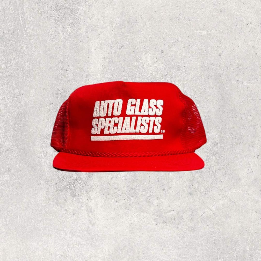 Auto Glass Specialist Vintage Trucker Snapback Hat - Etsy