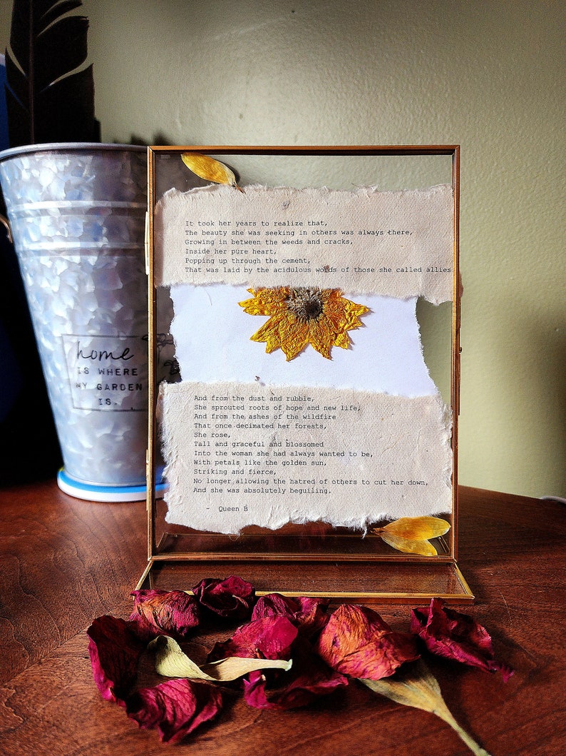 Original Framed Poetry- 'roots of Hope' - Etsy