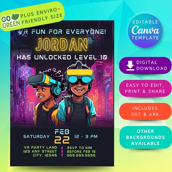 Virtual Party Invitation - Etsy