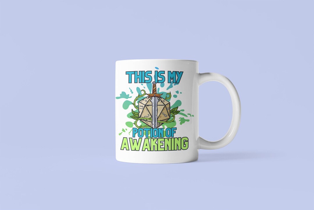 Potion of Awakening Dnd Mug RPG Coffee Mug Dnd Gift Dungeon Master Gift ...