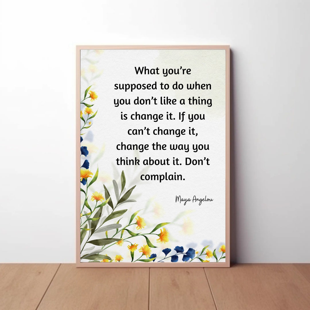 Maya Angelou Wall Art Quotes Wall Art Maya Angelou Citações ...