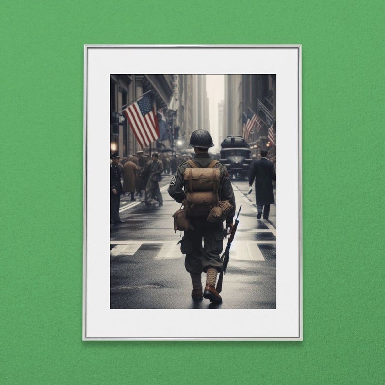 Posters of World War II Soldiers - Etsy