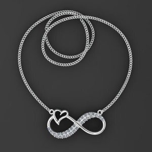 3D STL Pendant Neckless Jewelry With an Infinity Symbol - Etsy