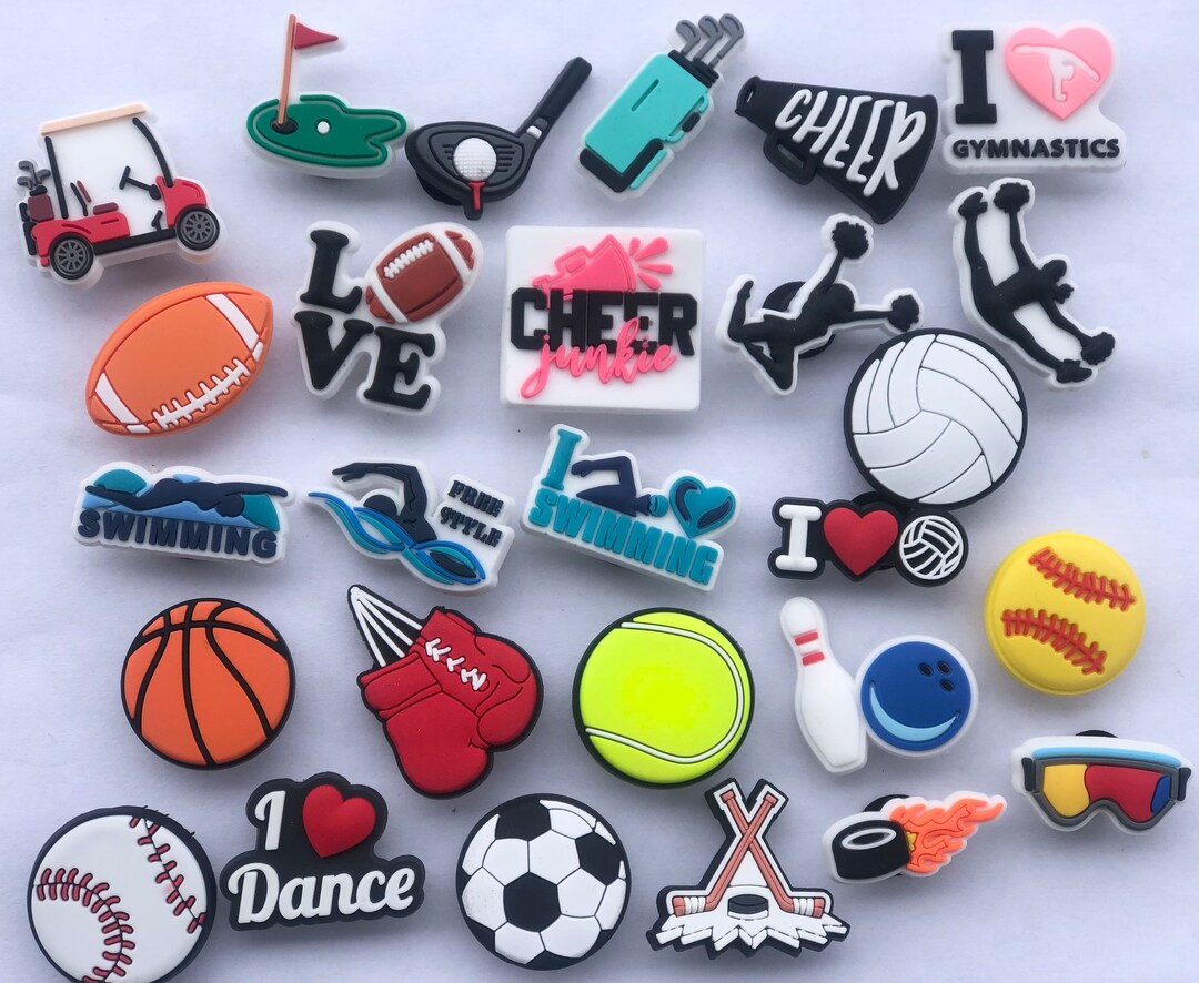 Popular Croc Charms for Sport Lovers, Sports Croc Charms, Football Croc ...