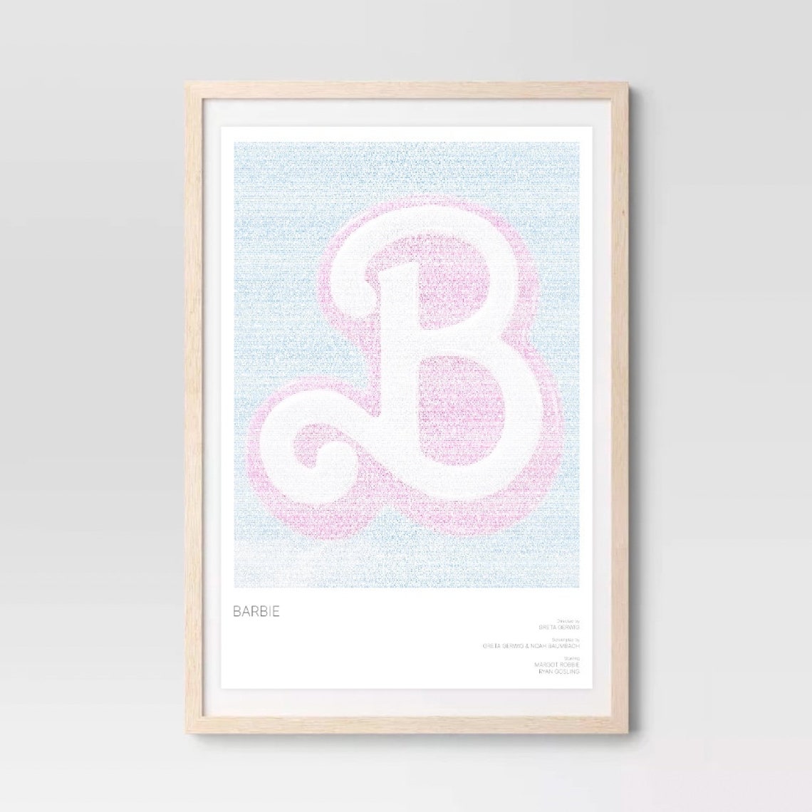Barbie Movie Script Art Barbie Logo - Etsy
