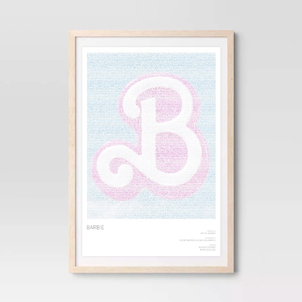 Barbie Movie Script Art Barbie Logo - Etsy