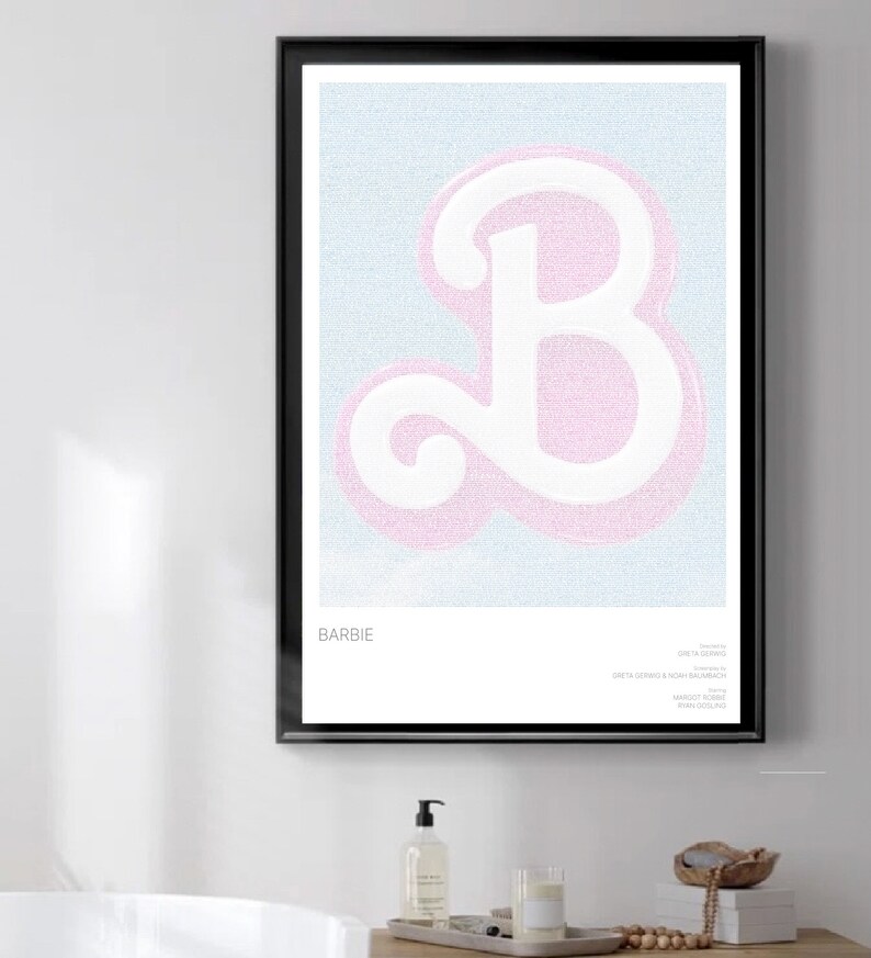 Barbie Movie Script Art Barbie Logo - Etsy