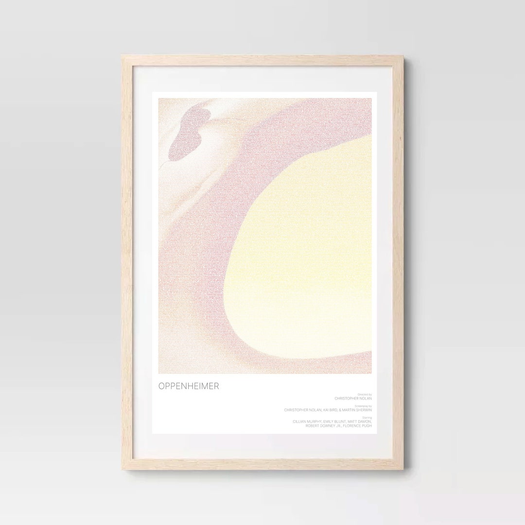 Oppenheimer / O'keeffe Movie Script Art - Etsy