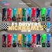 DRIVERS F1 BOOKMARKS, F1 Bookmark, Formula 1 Bookmark, Marker F1 ...