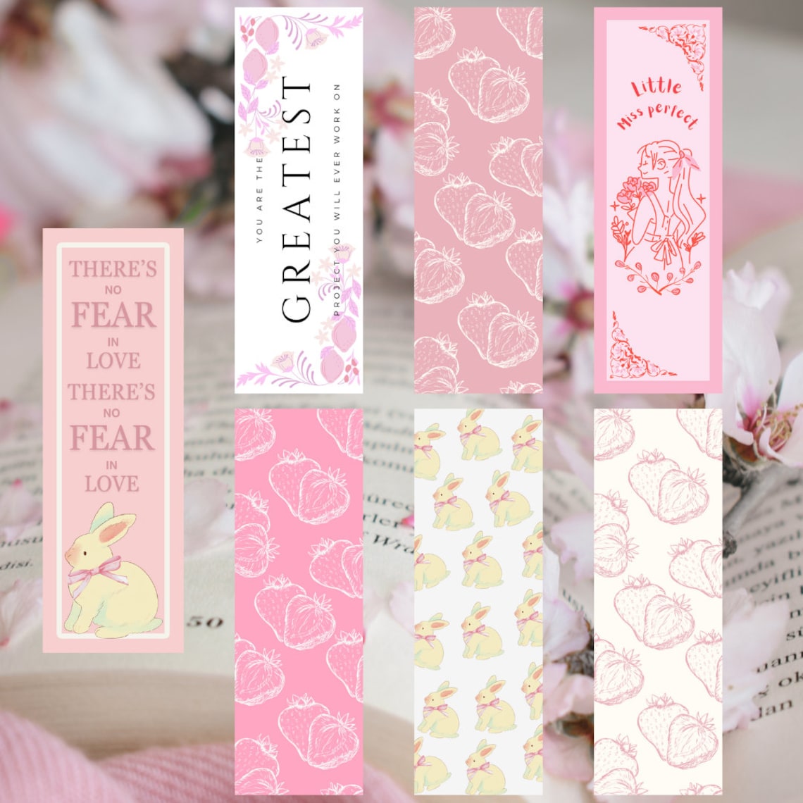 Coquette Bookmark, Cottagecore Book, Book Lovers, Printable Bookmarks ...