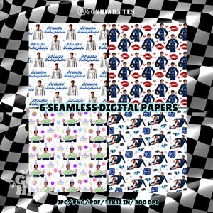 FRANCO COLAPINTO Gift Wrapping Paper, Digital Paper, F1 Driver, Racing ...