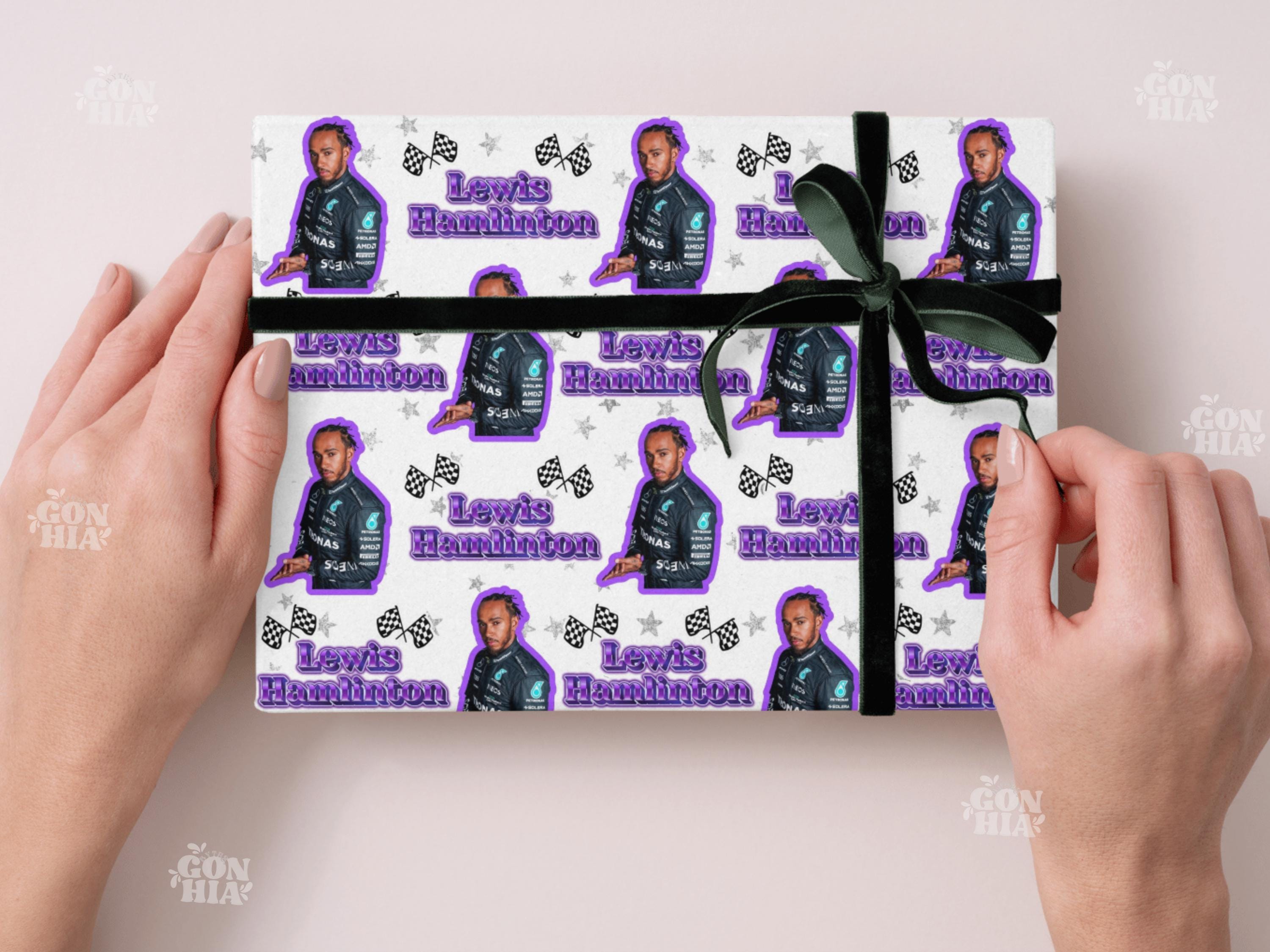 LEWIS HAMILTON Wrapping Paper, Digital Paper, MERCEDES F1, F1 Driver ...