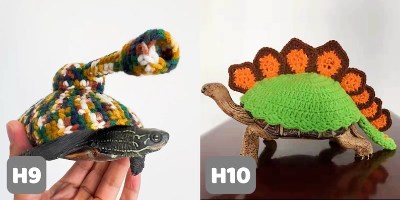 Handcrafted Custom-knit Clothing and Costume Styles for Turtles ...