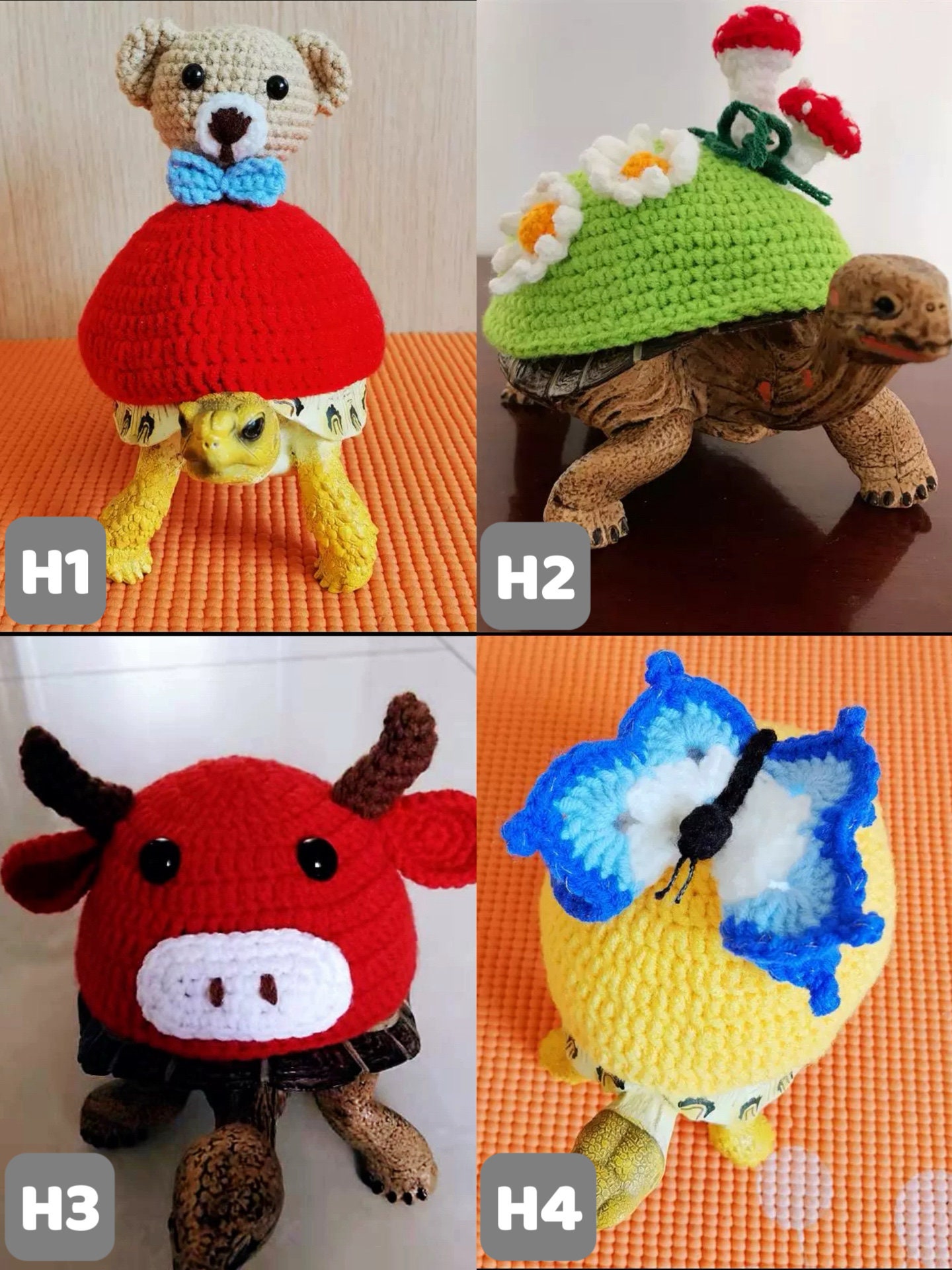 Handcrafted Custom-knit Clothing and Costume Styles for Turtles ...