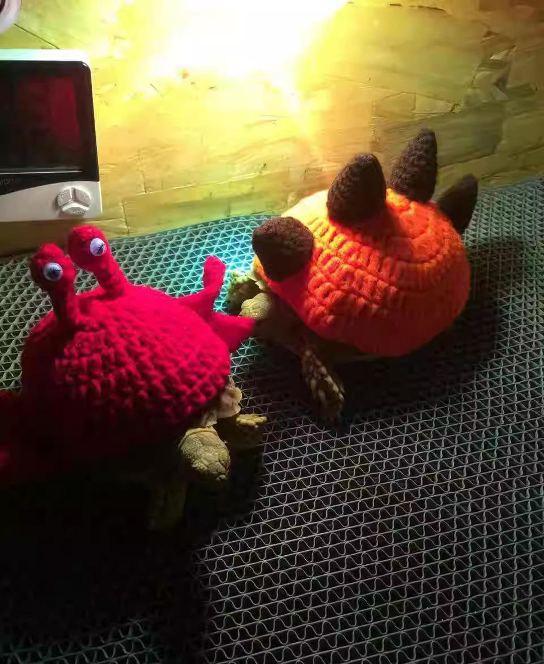 Handmade Crochet Turtle Costume, Dinosaur Spikes Turtle Sweater, Warm ...