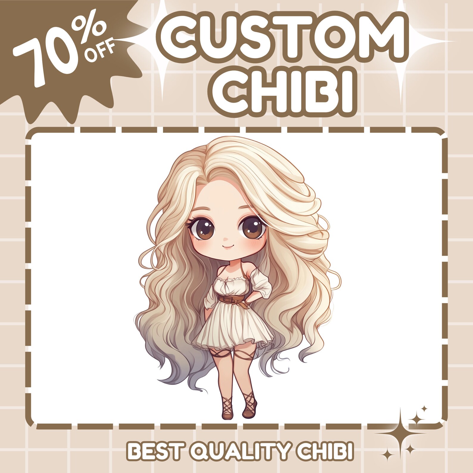 CUSTOM CHIBI, Original Character Anime Chibi Twitch, Chibi Logo, Cute ...