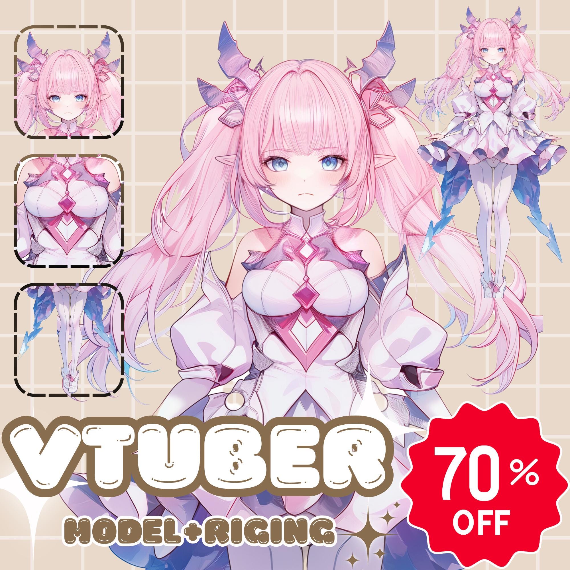 Live2d Vtuber Custom Custom Vtuber Model Vtuber Commission Vtuber ...