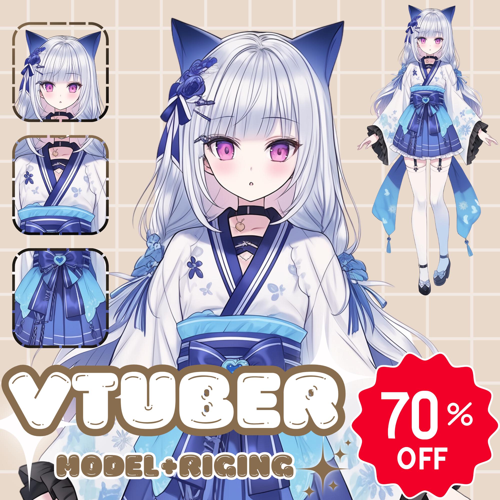 Live2d Vtuber Custom Custom Vtuber Model Vtuber Commission Vtuber Design Vtuber Live2d Model ...