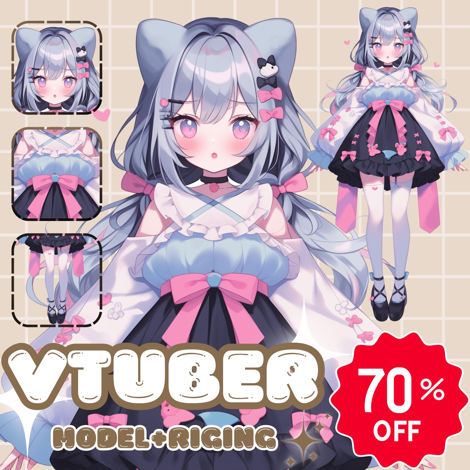 Custom Vtuber Model Commission, Vtuber Live2d Model, Vtuber Character ...