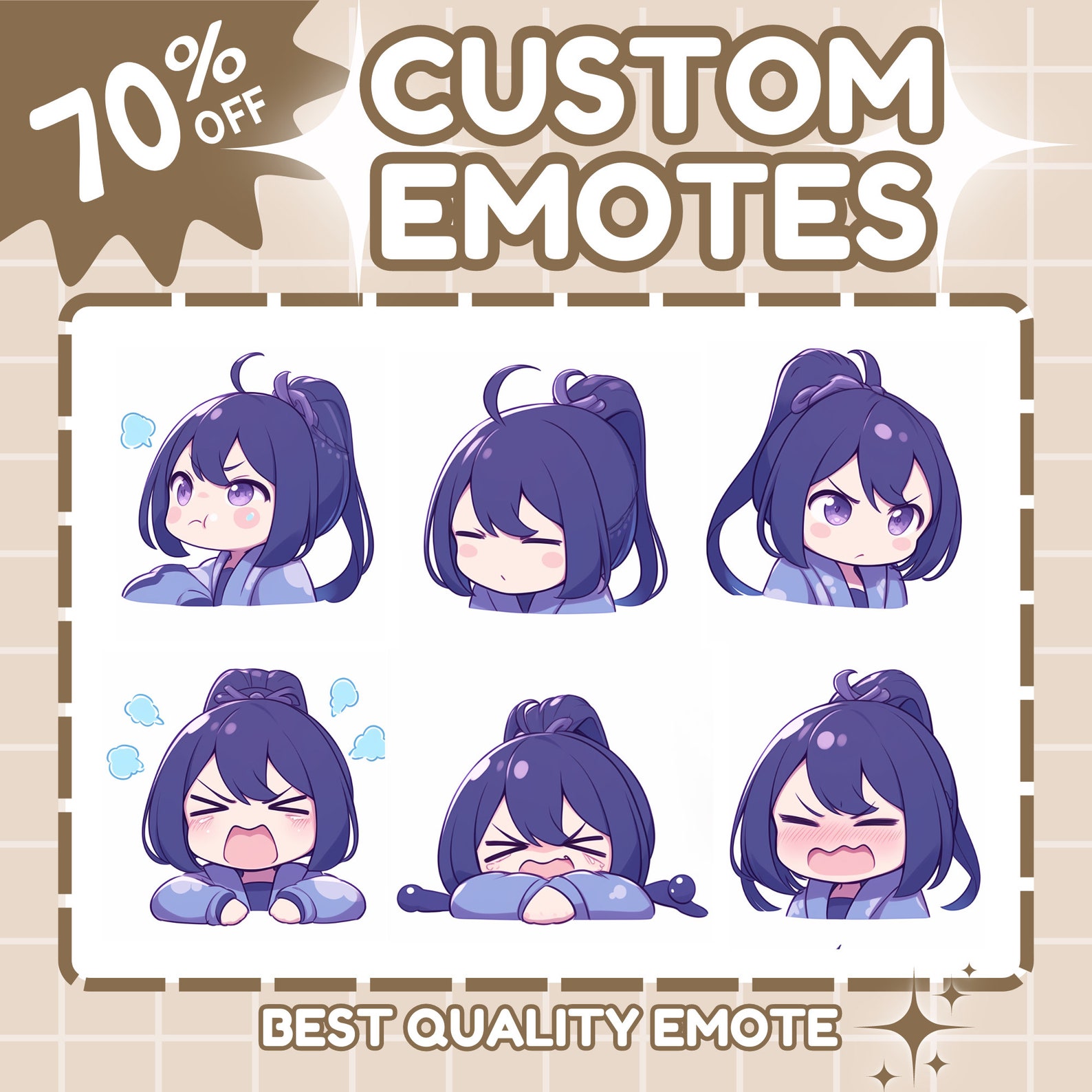 Custom Twitch Emotes or Kick Emotes Twitch Emote for Streamer Twitch ...