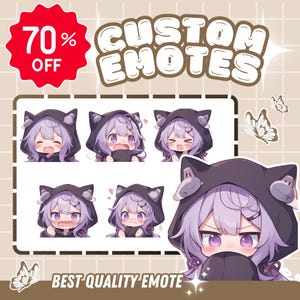 Custom Animated Emotes, Sub Emotes for Your Twitch, Youtube, Facebook ...