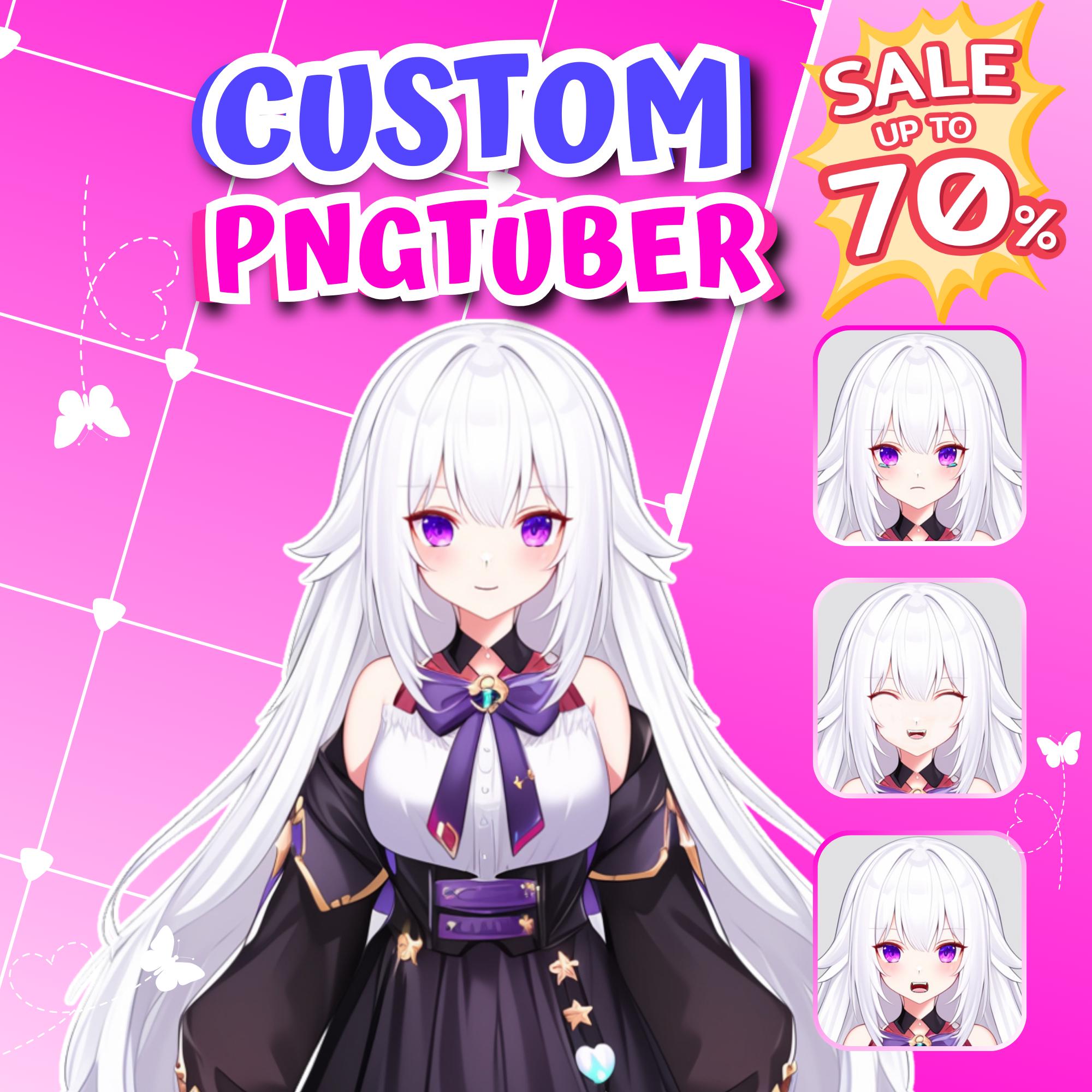 Custom Pngtuber, Pngtuber Character, Pngtuber Design, Pngtuber, Live2d ...