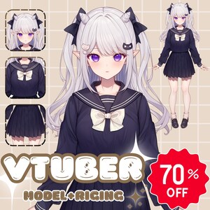 Custom Vtuber Model Commission, Vtuber Live2d Model, Vtuber Character ...