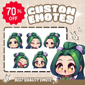 Custom Animated Emotes, Sub Emotes for Your Twitch, Youtube, Facebook ...