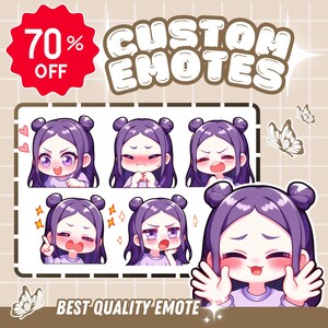 Custom Animated Emotes, Sub Emotes for Your Twitch, Youtube, Facebook ...