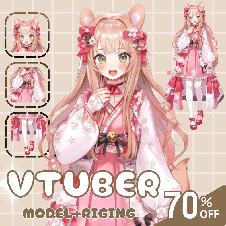 Live2d Vtuber Custom Custom Vtuber Model Vtuber Commission Vtuber ...