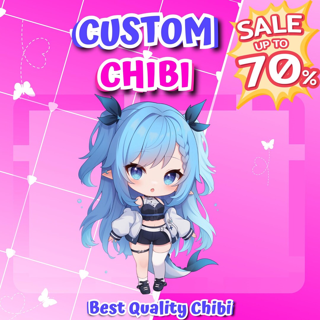 CUSTOM CHIBI | Cute Chibi Character Commission | Chibi Anime Style ...