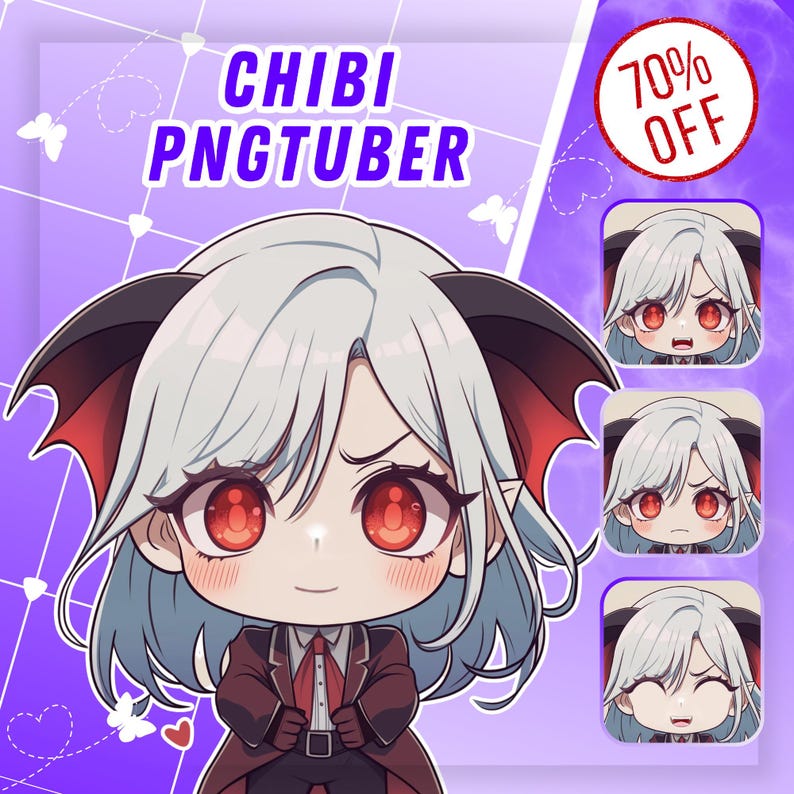Custom Chibi Pngtuber, Chibi Pngtuber, Custom Chibi, Custom Pngtuber ...