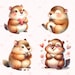 Watercolor Groundhog Clipart, Watercolor Cute Animal, Watercolor ...