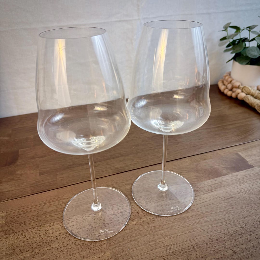Riedel Winewings Sauvignon Blanc Wine Glasses Set of 2 Single Stem ...