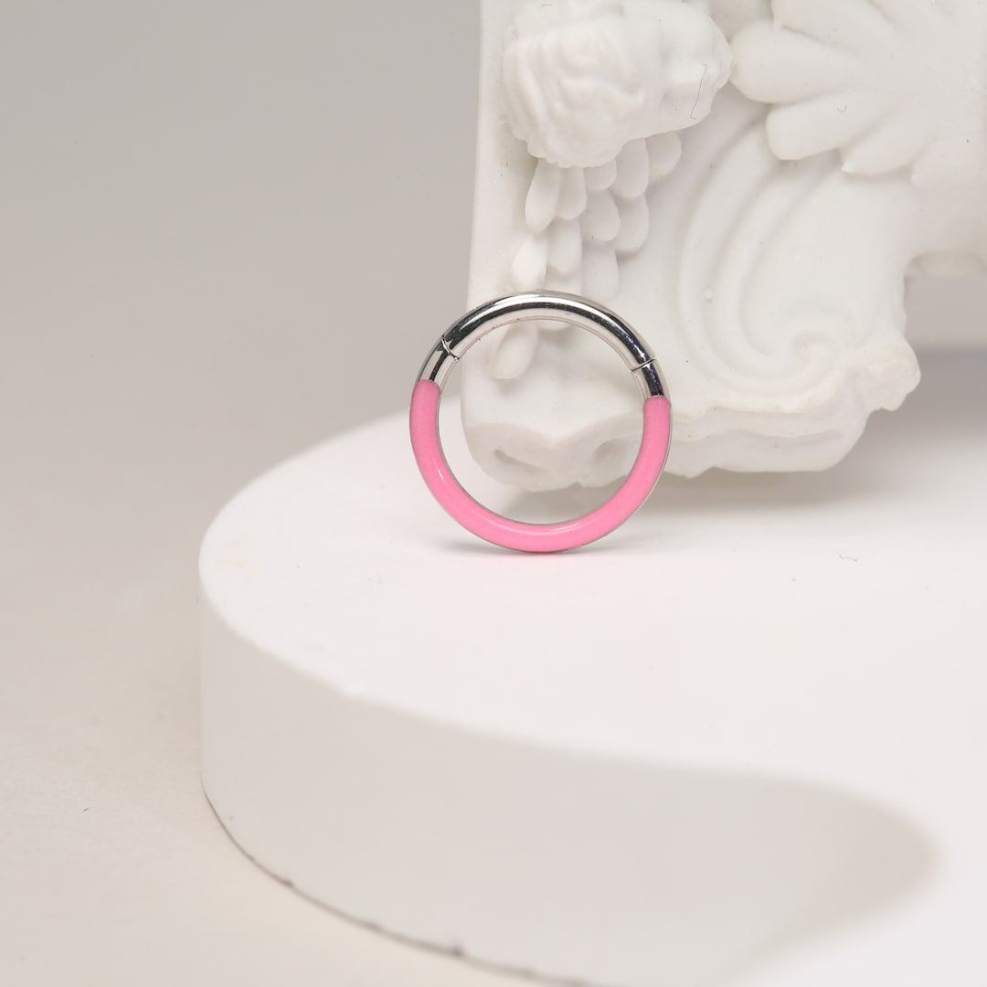 Nose Ring Glow in the Dark - Nose Ring Hoop - 16G 8mm/10mm -nose ...