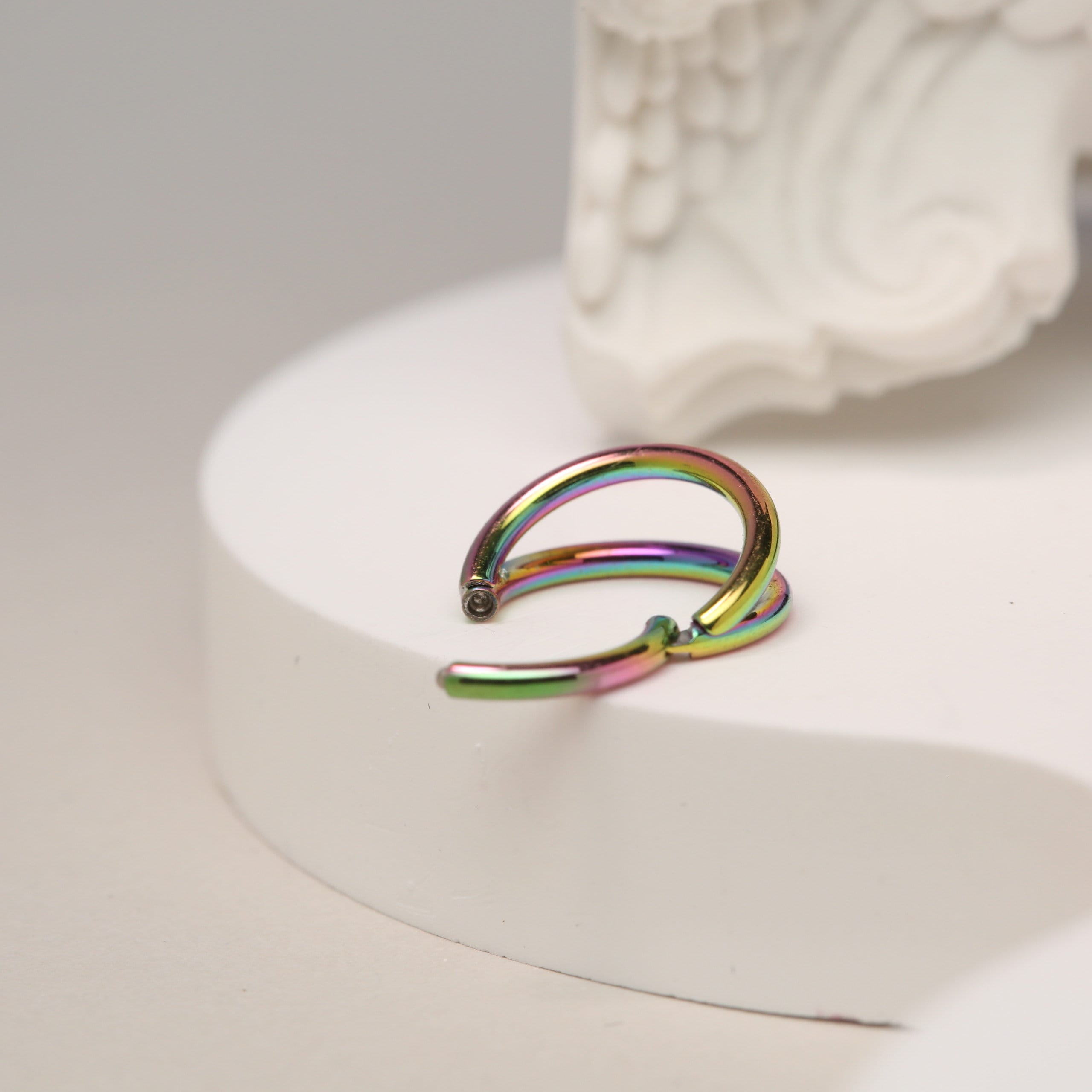 Double Open Stack Nose Ring Hoop Nose Ring 316L Surgical Steel Septum ...