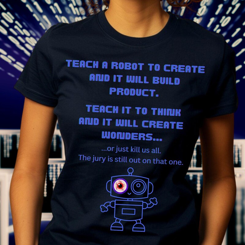 Robot T Shirt - Etsy