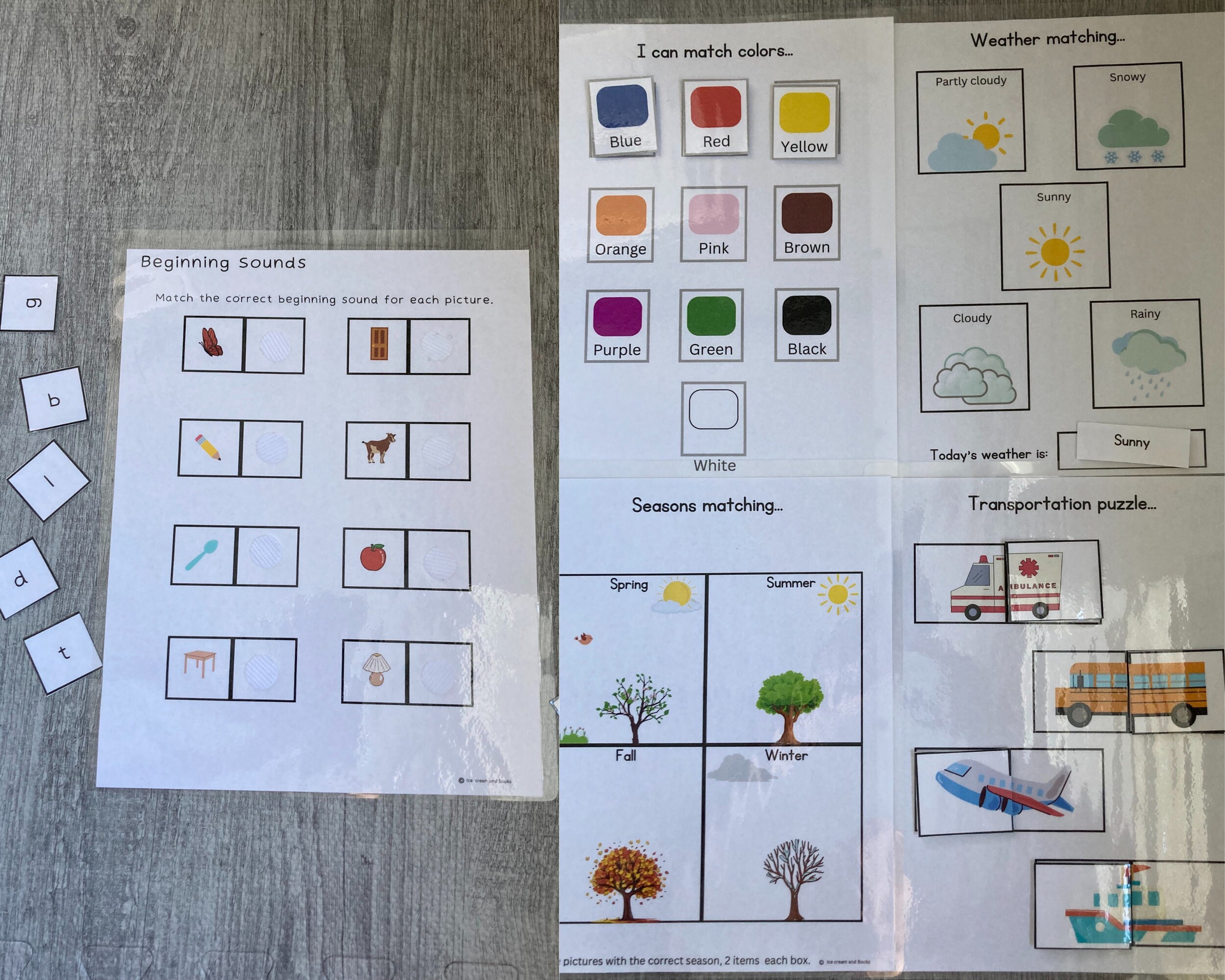 Learning Binder Preschool- Kindergarten Readiness| Busy Book ...