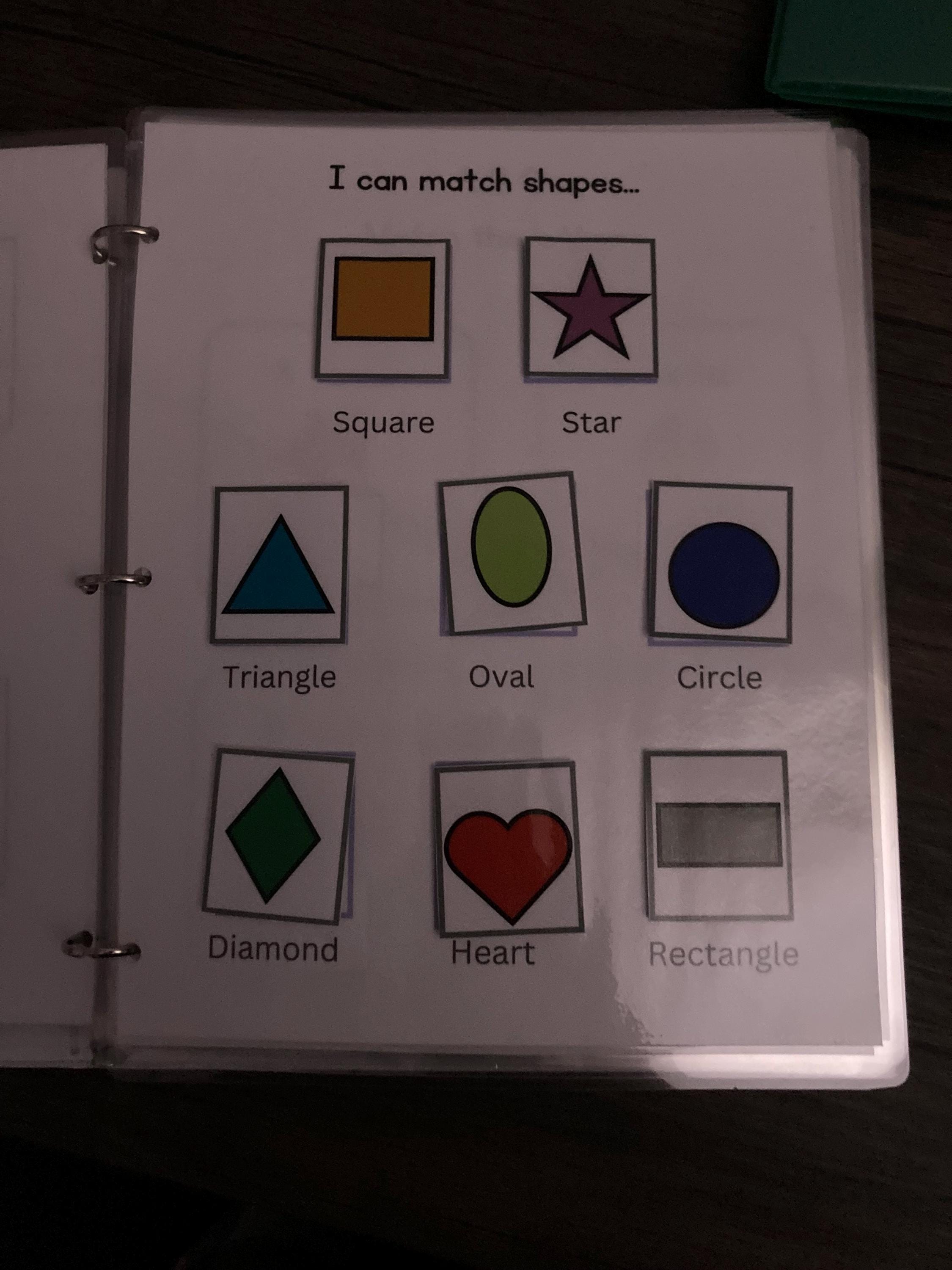 Toddler Preschool Learning Binder Beginners busy Book Velcro Activities ...