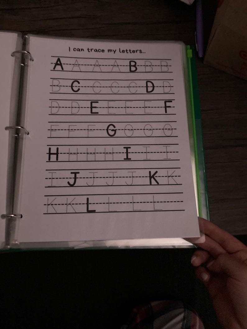 Learning Binder Preschool- Kindergarten Readiness| Busy Book ...