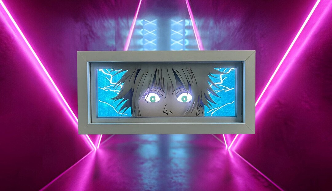 Anime Led Light Box, Satoru Gojo, V2, for Him, Her, Birthday Gift ...