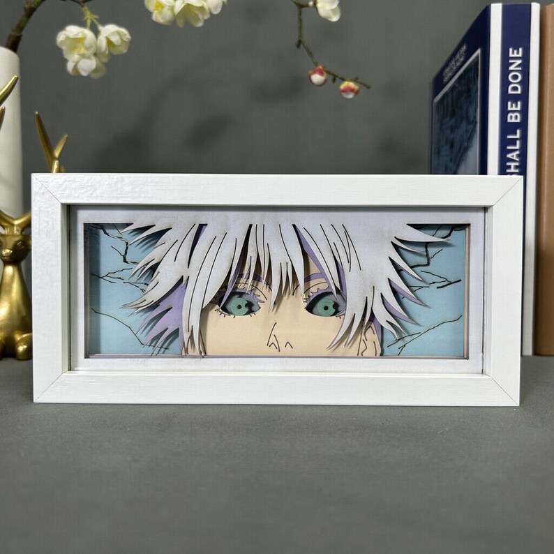 Anime Led Light Box, Satoru Gojo, V2, for Him, Her, Birthday Gift ...