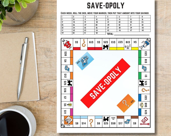 Saveopoly | Saveopoly Savings Challenge Game | Savings Challenge ...