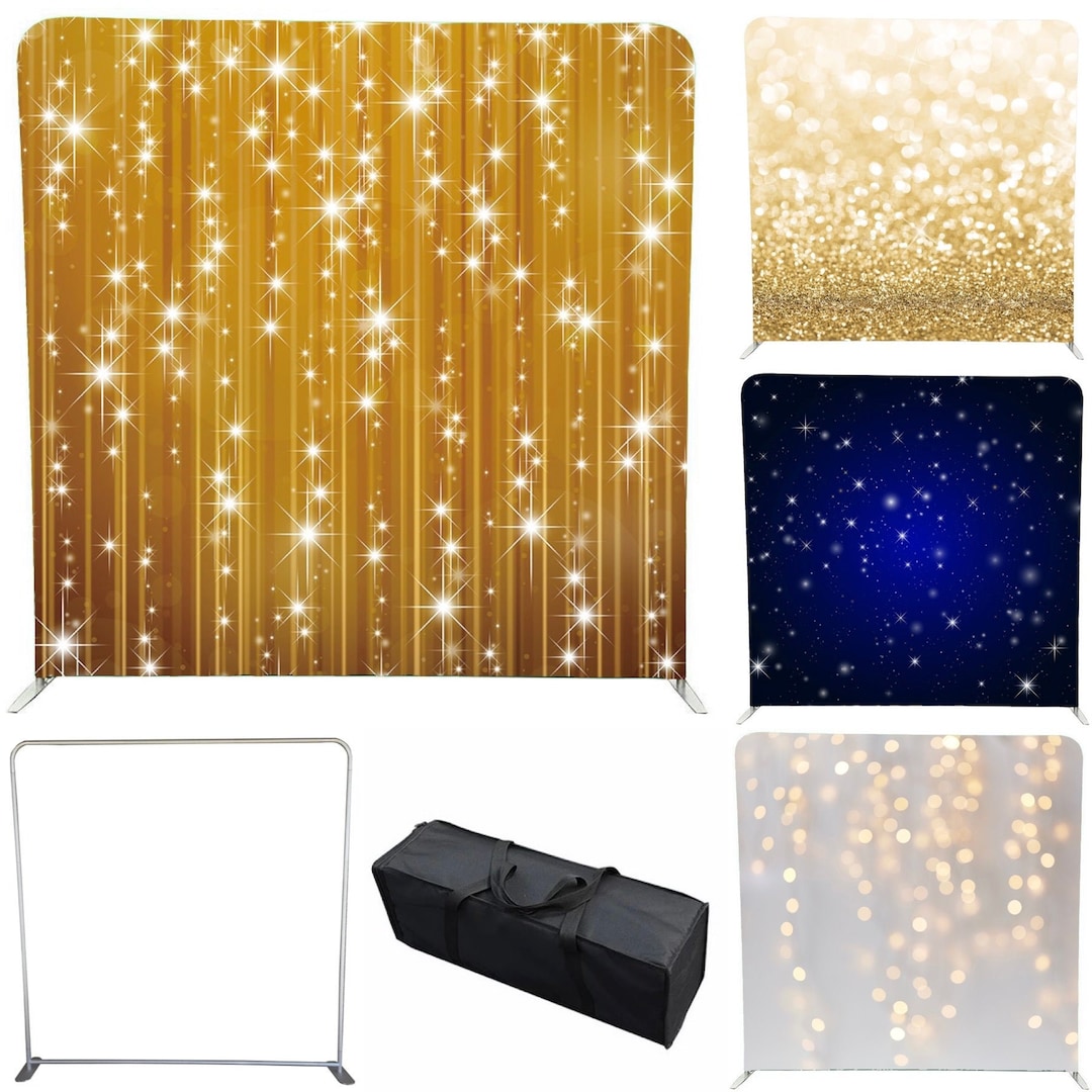 2 Double Sided Backdrops (4 Designs),v1 Standard Frame 8X8FT AND FREE ...