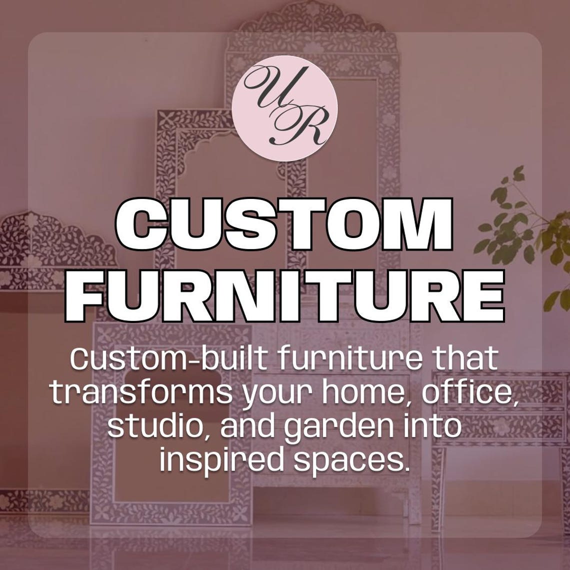 Handmade Blue Bone Inlay Mirror Frame: Floral Indian Decor - Etsy