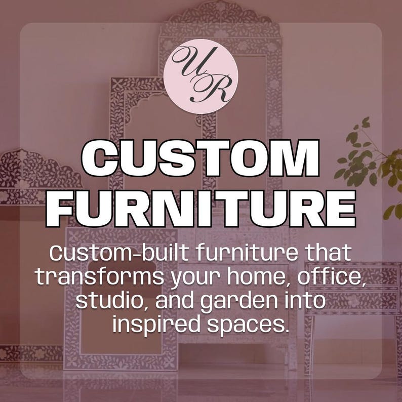 Unique Handmade Bone Inlay Table – Modern Design Dining Room Furniture ...