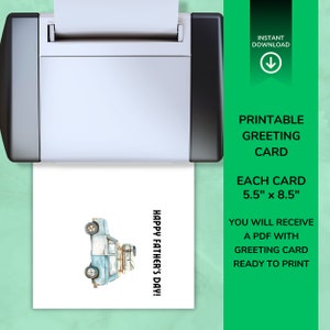 Father's Day Card, Printable Father's Day Card, Father's Day Card From ...