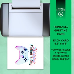 Father's Day Card, Printable Father's Day Card, Father's Day Card From ...